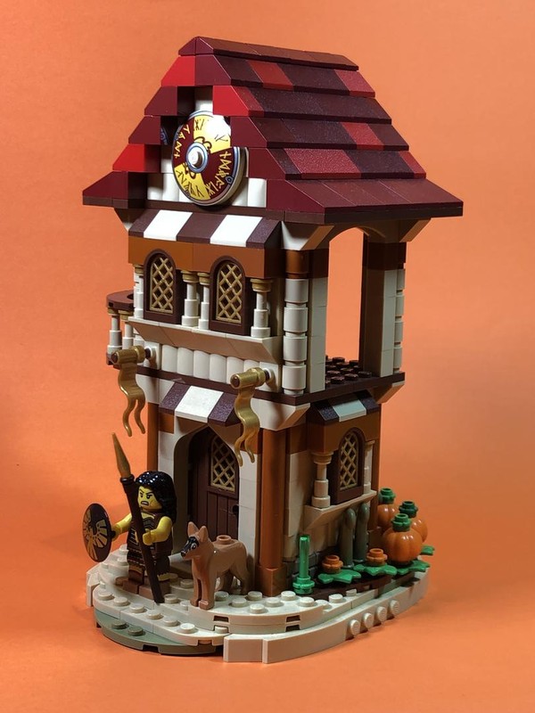 LEGO MOC Warrior Woman's Home by Lickety_Brick | Rebrickable - Build ...