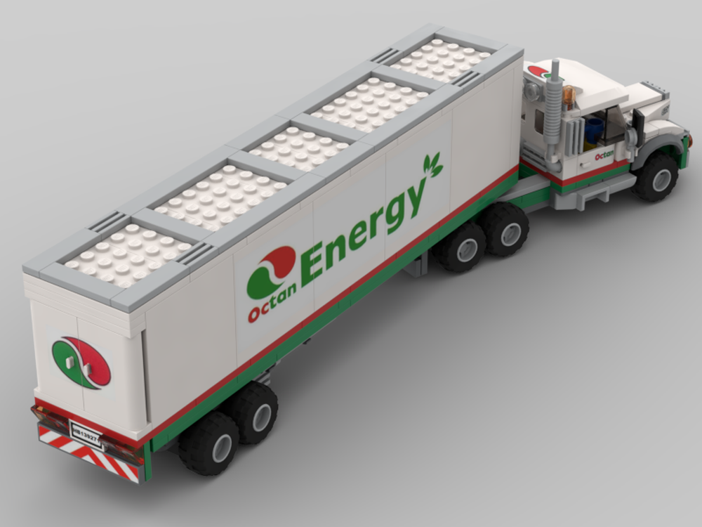 Lego Moc Octan Truck And Dry Van Trailer By Haulingbricks Rebrickable