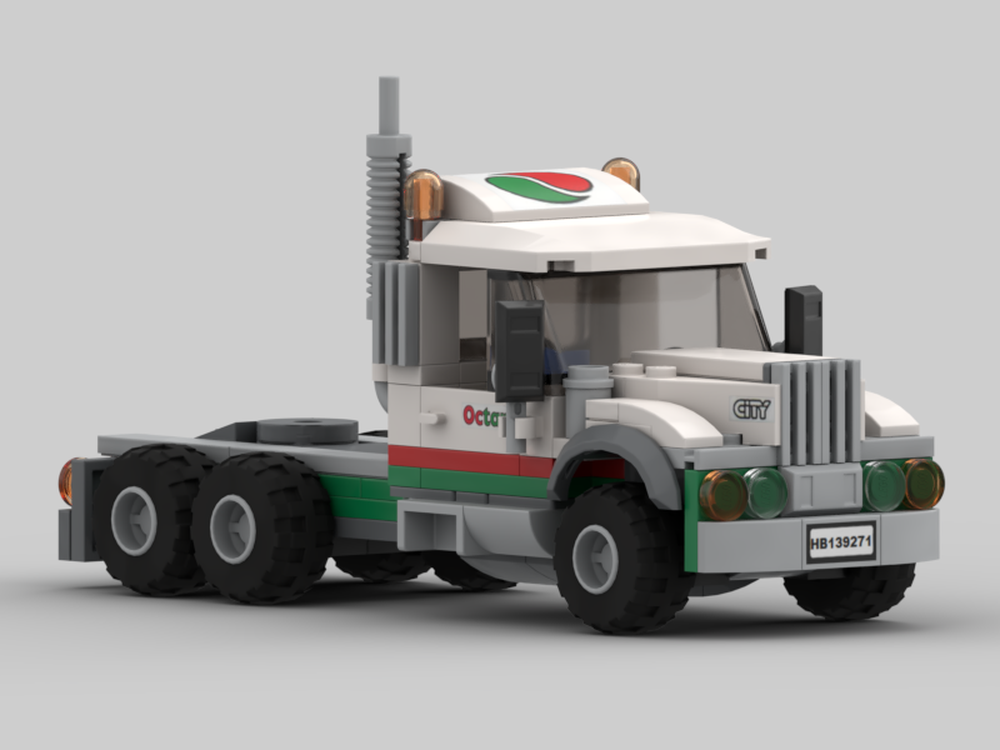 Lego Moc Octan Truck And Dry Van Trailer By Haulingbricks Rebrickable