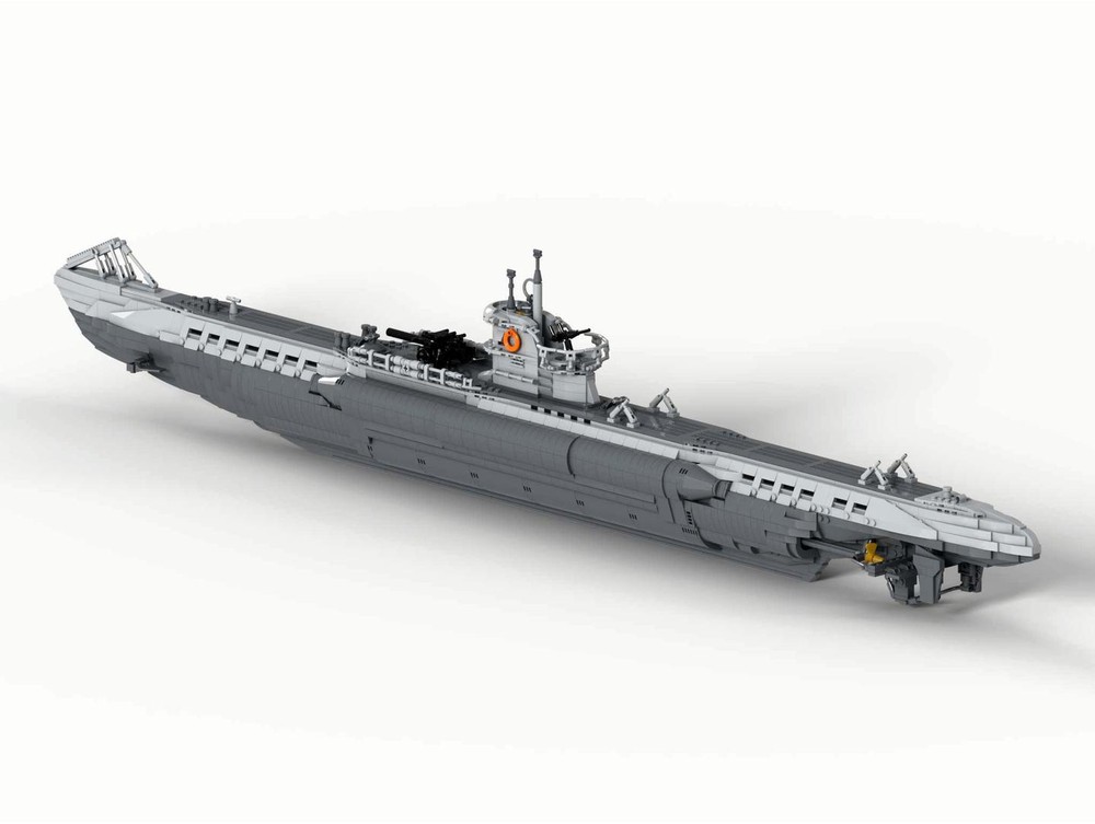 LEGO MOC U-Boat Type VIIC by Arq | Rebrickable - Build with LEGO