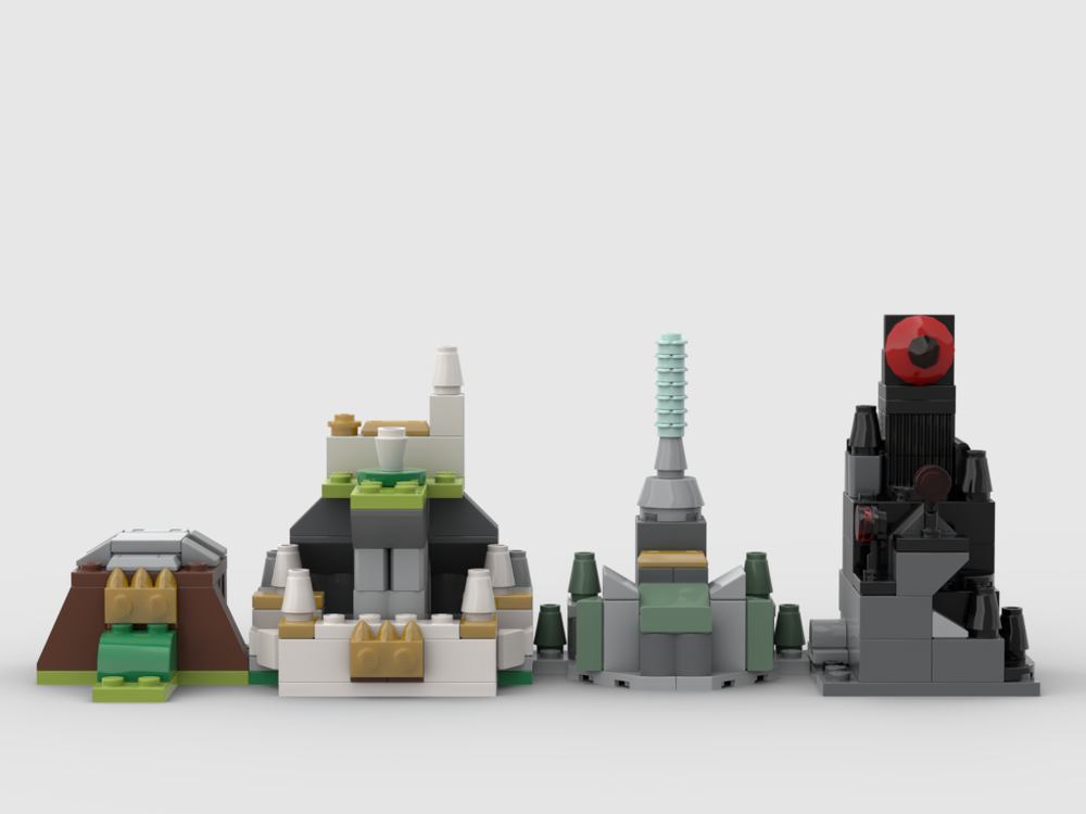 LEGO MOC Lego LOTR Skyline Alt Build 11021 by Tree-beard6 | Rebrickable ...