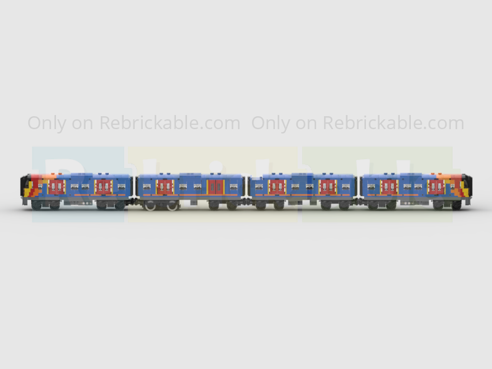 LEGO MOC-139286 Class 450 Desiro 4-Carriage EMU Train in South West ...