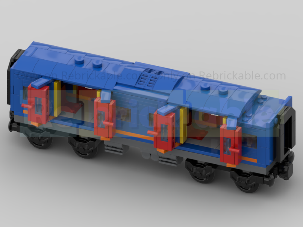 LEGO MOC Class 450 Desiro 4-Carriage EMU Train in South West Trains ...