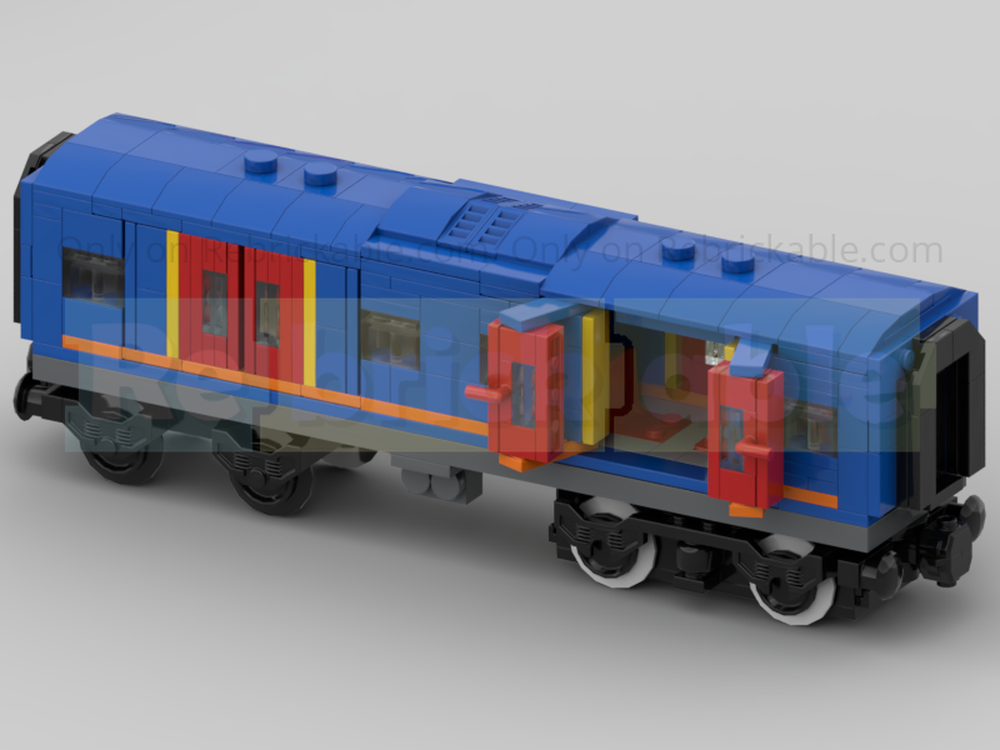 LEGO MOC-139286 Class 450 Desiro 4-Carriage EMU Train in South West ...