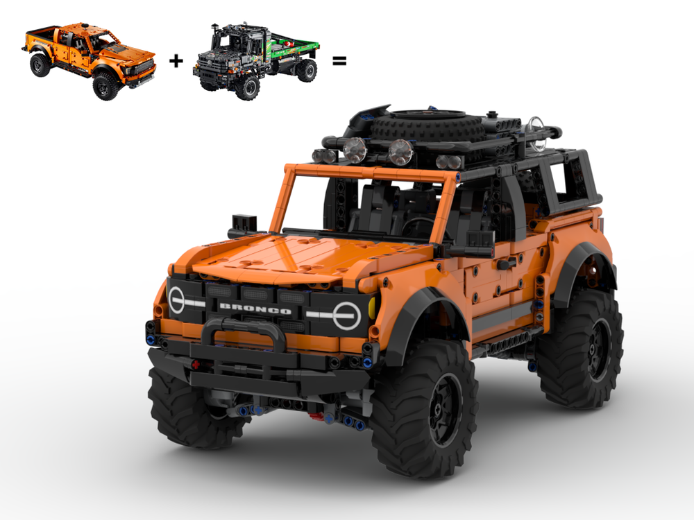 LEGO MOC Ford Bronco RC (42126 + 42129 dual alternate) by gyenesvi ...