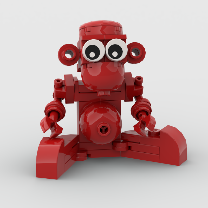 LEGO MOC Mini Red Monkey by braydl | Rebrickable - Build with LEGO