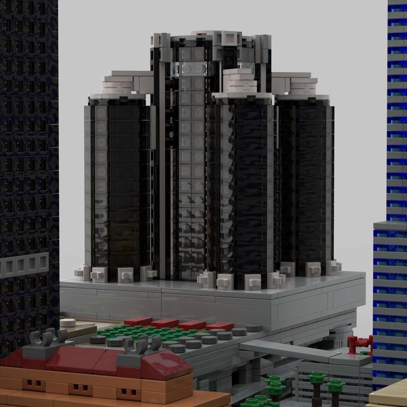 LEGO MOC Westin Bonaventure Hotel at 1/650th Scale Ver 2 by ...
