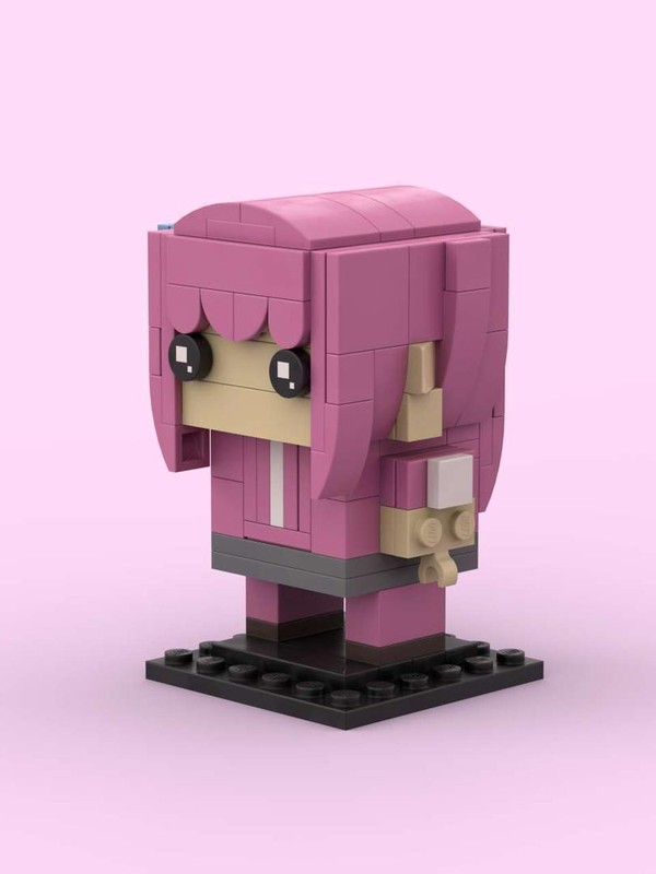 LEGO MOC Gotou Hitori Brickheadz by Houdai_Bricks | Rebrickable - Build ...
