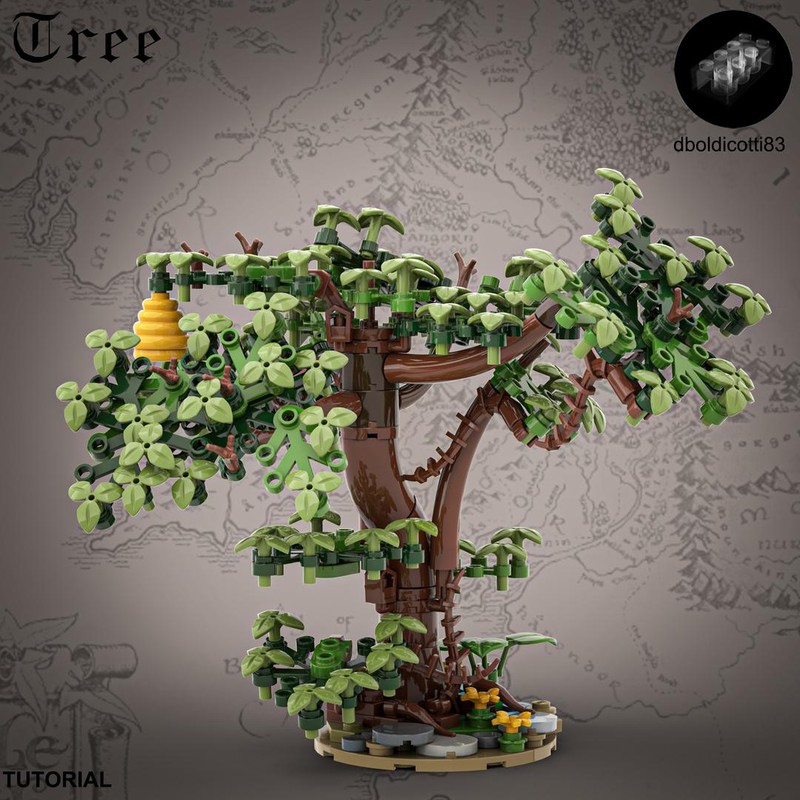 LEGO MOC Oak tree by dboldicotti83 | Rebrickable - Build with LEGO
