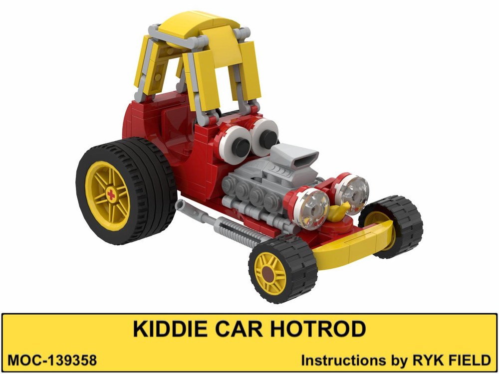 LEGO MOC Kiddie Car Hotrod by rykfield | Rebrickable - Build with LEGO