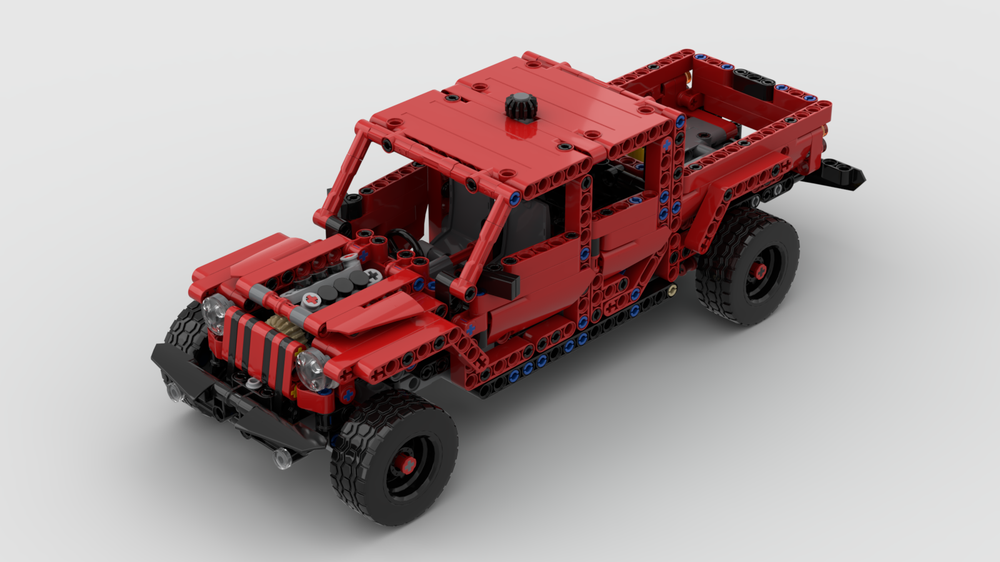 LEGO MOC Jeep Gladiator by p1kabibika | Rebrickable - Build with LEGO