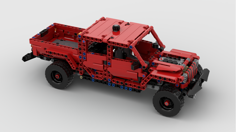 Lego Moc Jeep Gladiator By P1kabibika Rebrickable Build With Lego