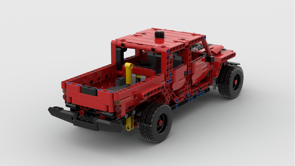Lego Moc Jeep Gladiator By P1kabibika Rebrickable Build With Lego