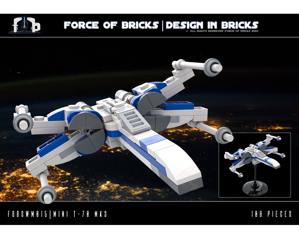 LEGO MOC Mini T-70 series bundle | Force of Bricks by Force of Bricks ...