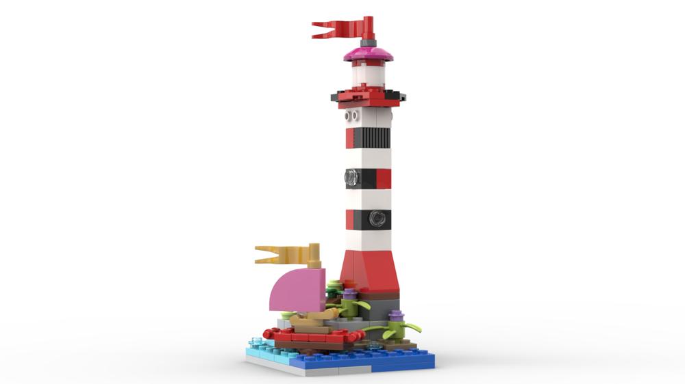 LEGO MOC 11018 Lighthouse by Lenarex | Rebrickable - Build with LEGO