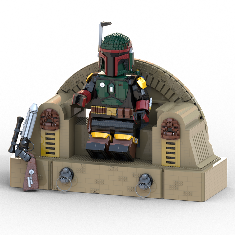 LEGO MOC Boba Fett Mega Throne Upgrade (Mega Figure size) by Albo.Lego ...