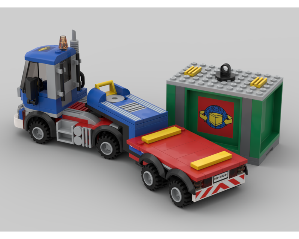 Lego Moc City Lines Terminal Tractor By Haulingbricks Rebrickable