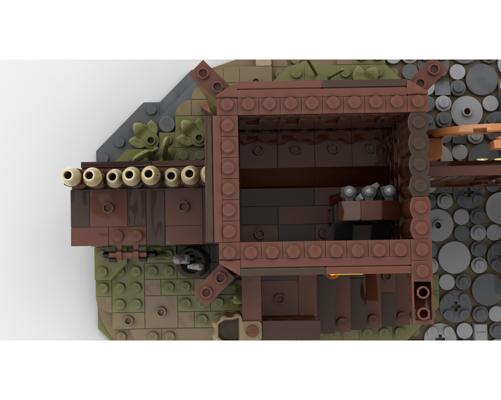 LEGO MOC Rohan Gates of Edoras by Legat_Of_Legion | Rebrickable - Build ...