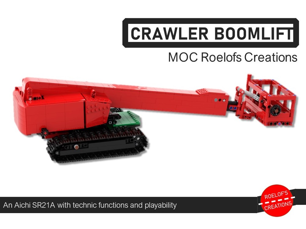 LEGO MOC CRAWLER BOOMLIFT MOC Aichi SR21A by Roelofs Creations ...