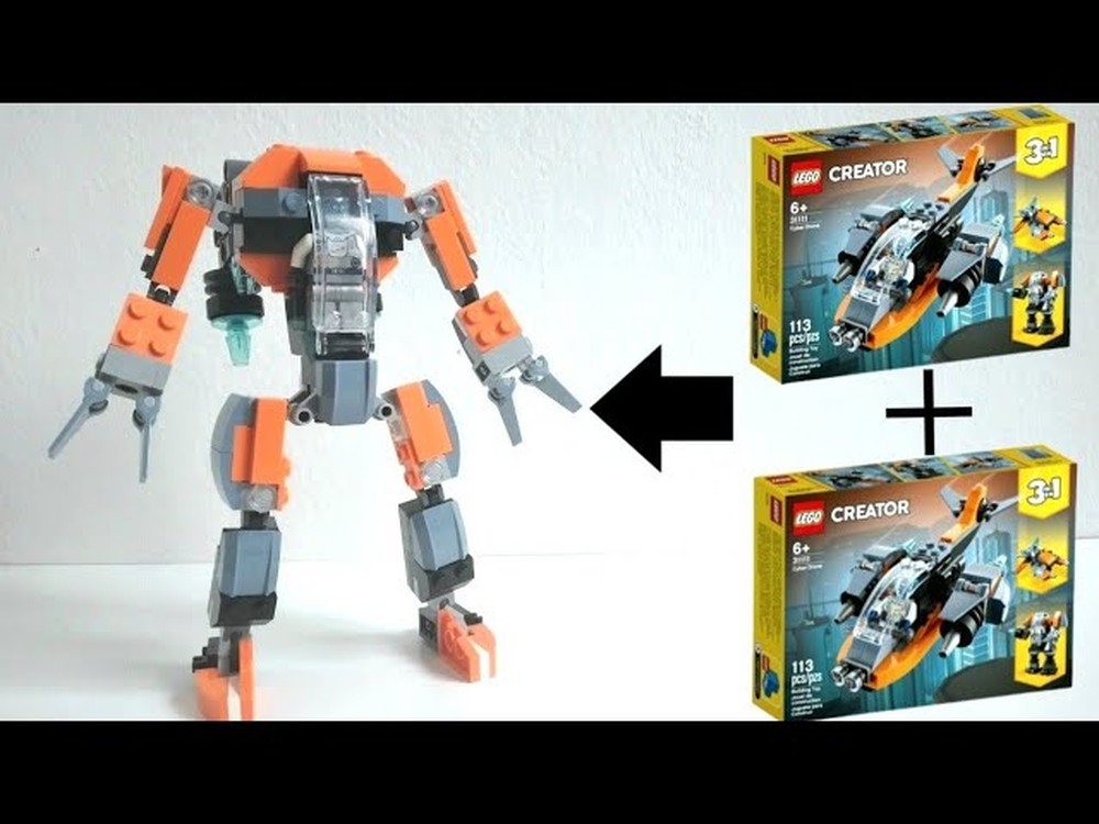 LEGO MOC 31111 x2 Super Cyber Mech! With Video Instructions! by ...