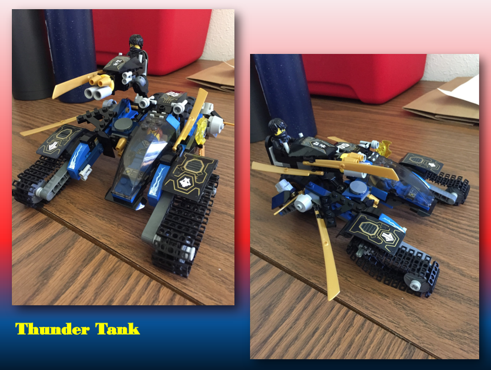 LEGO MOC Thunder Tank by mag747 | Rebrickable - Build with LEGO