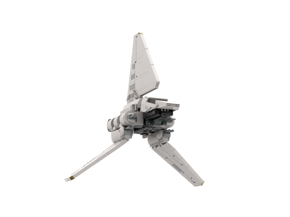 Lego Moc Modified Imperial Shuttle By Georget93 Rebrickable Build