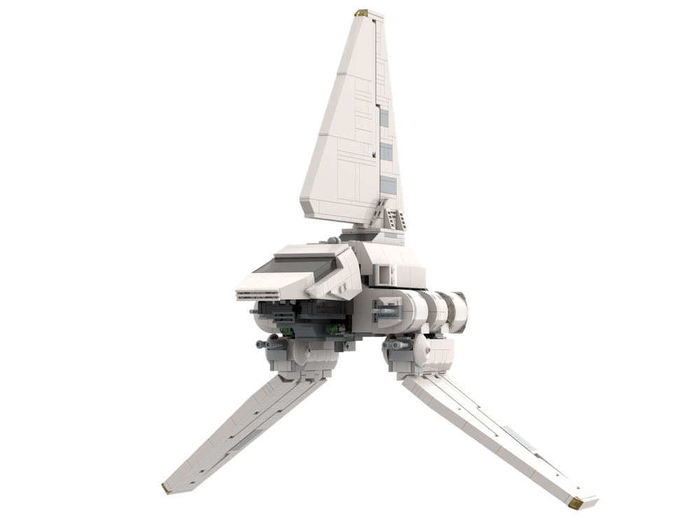 Lego Moc Modified Imperial Shuttle By Georget93 Rebrickable Build