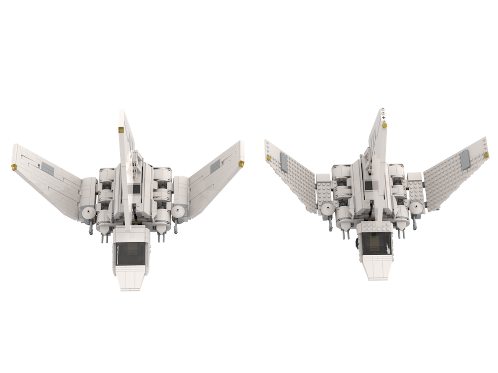 LEGO MOC Modified Imperial Shuttle by GeorgeT93 | Rebrickable - Build ...
