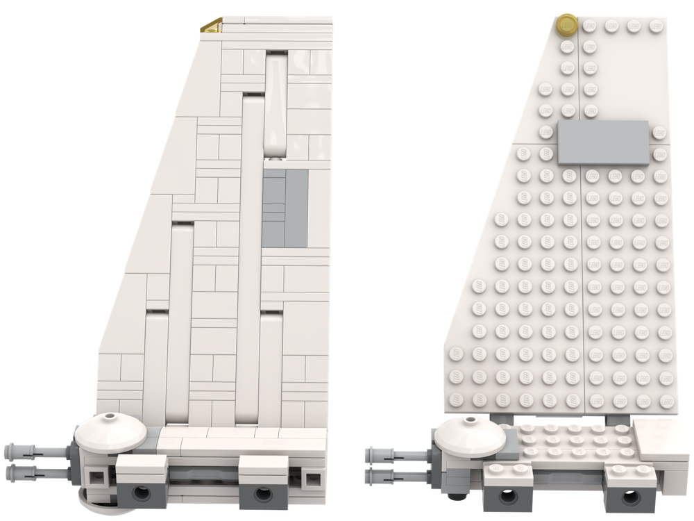 Lego Moc Modified Imperial Shuttle By Georget93 Rebrickable Build