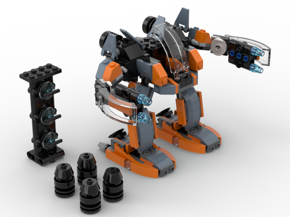 LEGO MOC The Space Robot by Mocker | Rebrickable - Build with LEGO