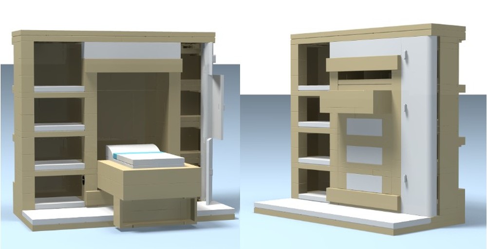 LEGO MOC Bed Closet by LegoOri | Rebrickable - Build with LEGO
