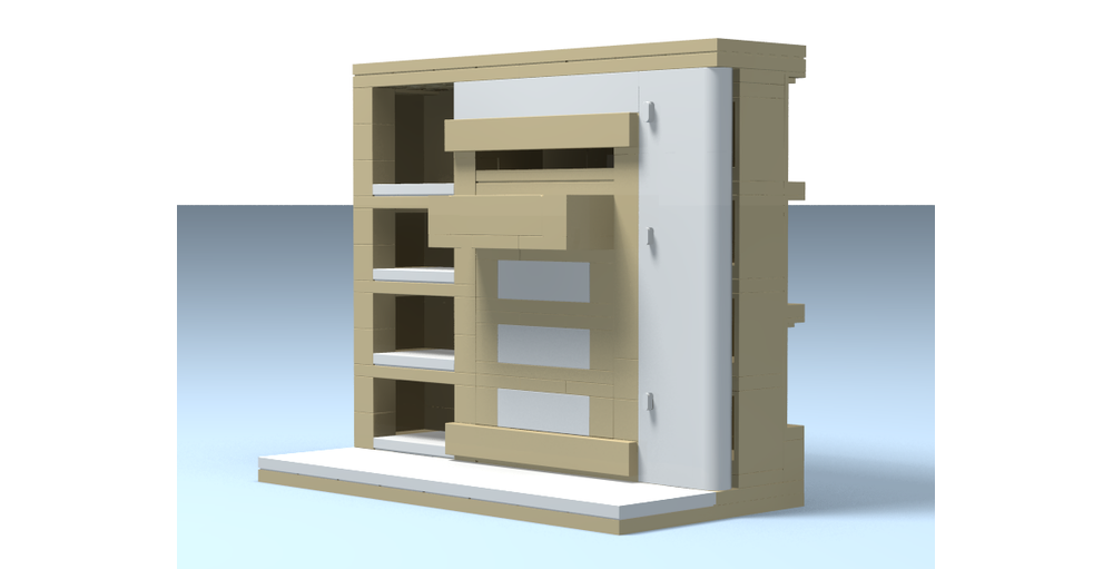 LEGO MOC Bed Closet by LegoOri | Rebrickable - Build with LEGO