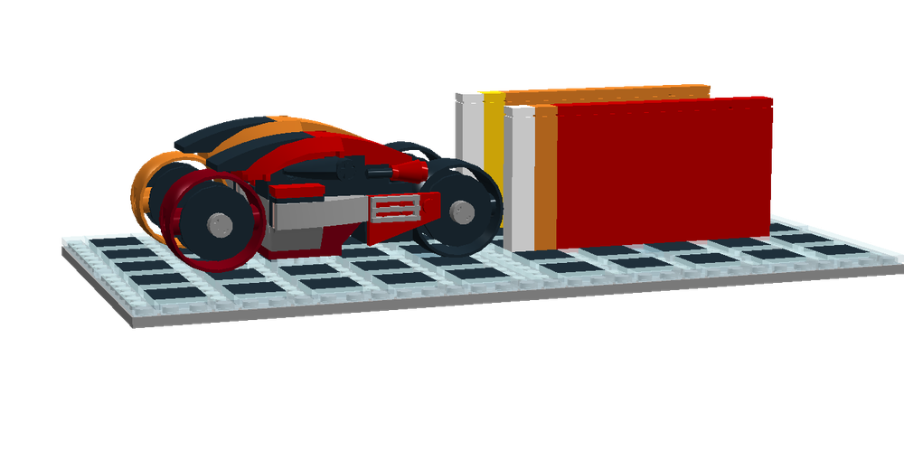 LEGO MOC tron lightcycle by WillowyWitch | Rebrickable - Build with LEGO