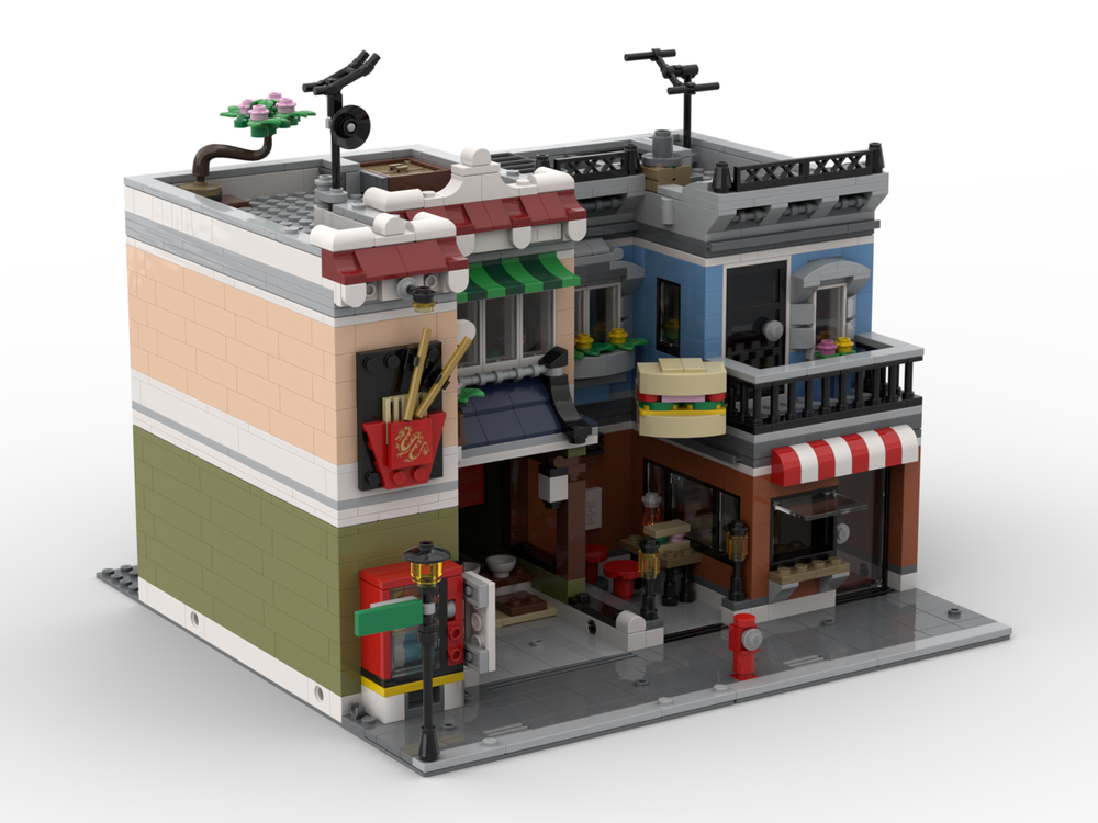LEGO MOC 31050 Modular Deli by TheLuckyOne | Rebrickable - Build with LEGO