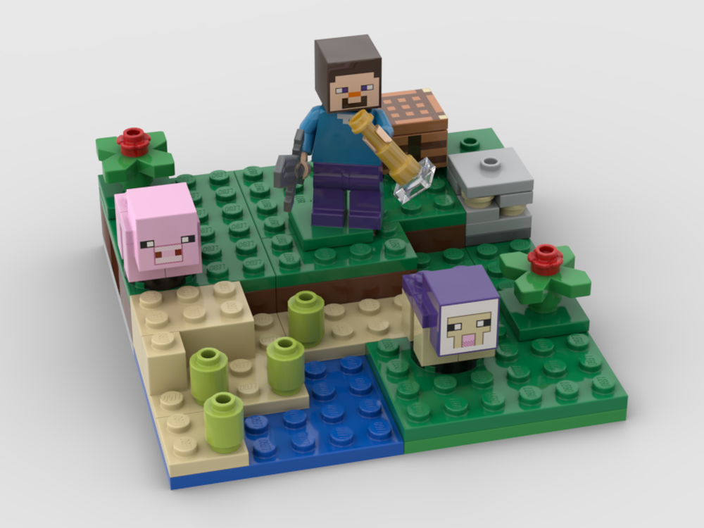 LEGO MOC The Creeper Ambush + The Ruined Portal by taboodorito ...