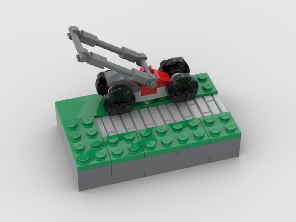 LEGO MOC Lawn Mower building technic by FunkyDonut | Rebrickable - Build with LEGO