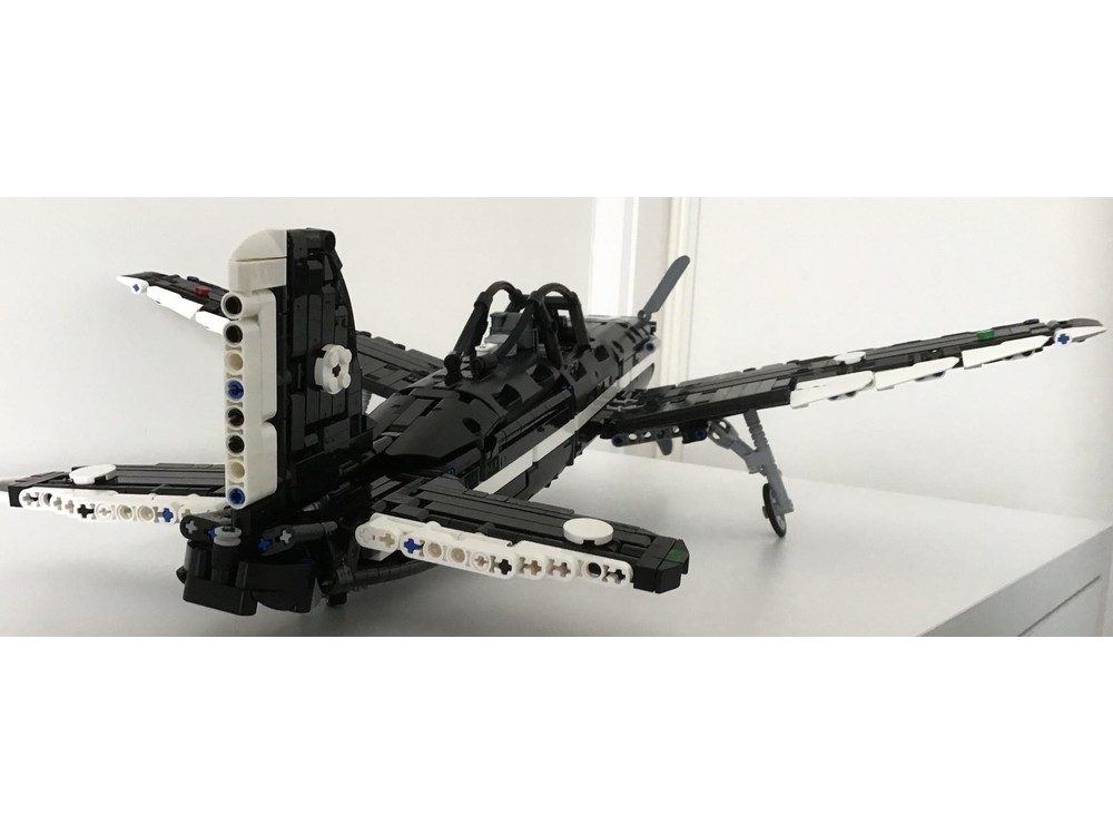 Lego Moc Single Seat Propeller Plane By Seylei Rebrickable Build