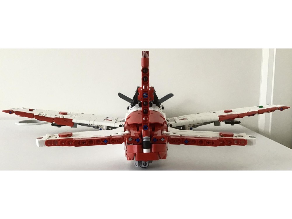 LEGO MOC Single Seat Propeller Plane by Seylei | Rebrickable - Build ...
