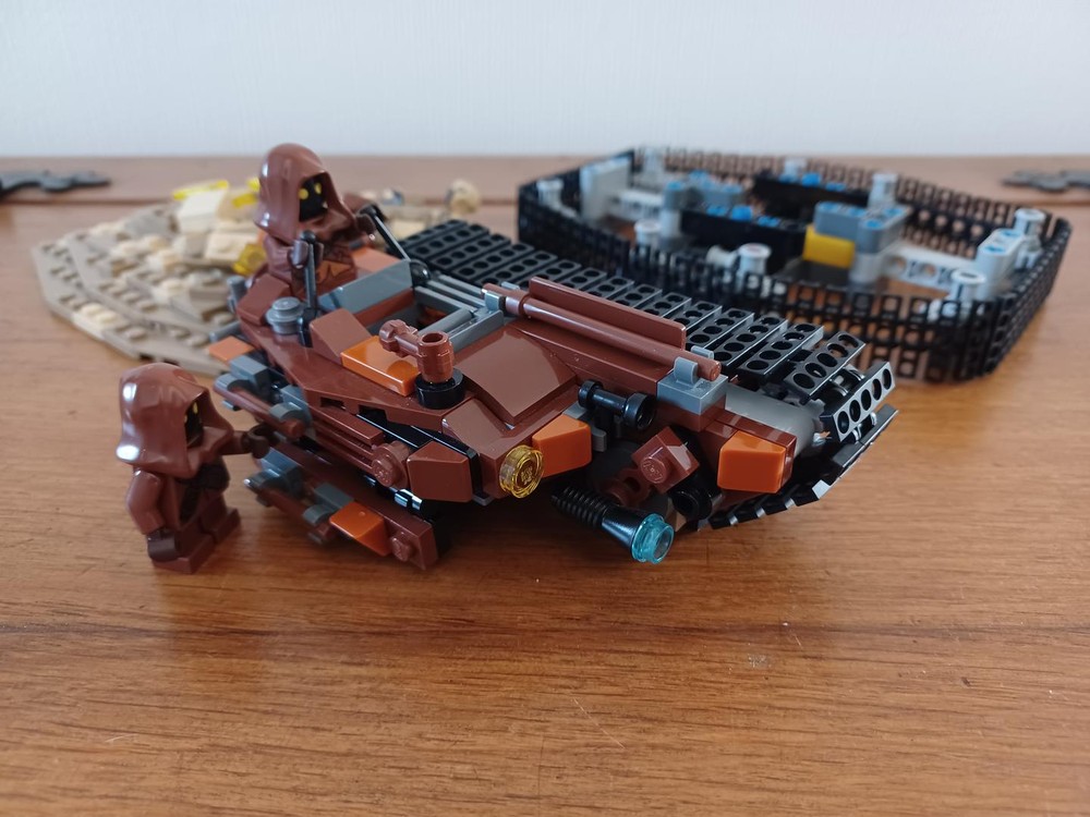 LEGO MOC Jawa's Speeder v2 (with base and stand, separate instructions ...