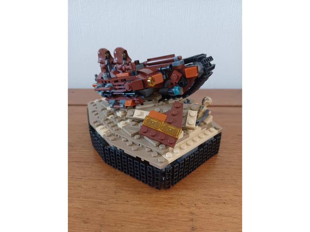 LEGO MOC Jawa's Speeder v2 (with base and stand, separate instructions ...
