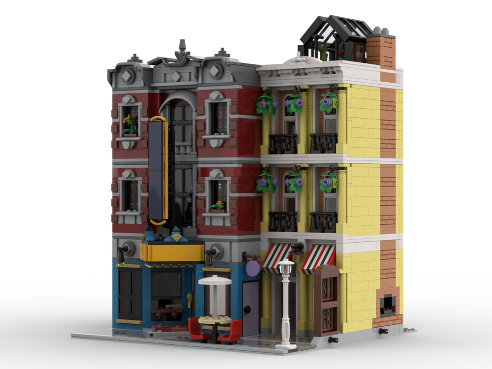LEGO MOC Jazz Club Apartment Floor by Brick Artisan | Rebrickable ...
