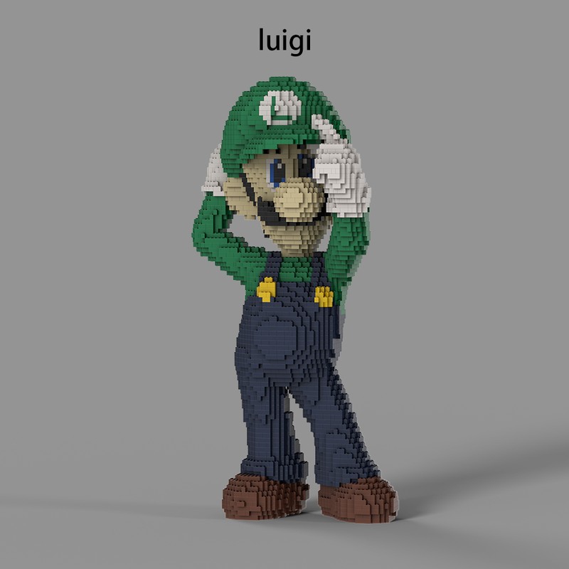 LEGO MOC luigi by xiaowang | Rebrickable - Build with LEGO