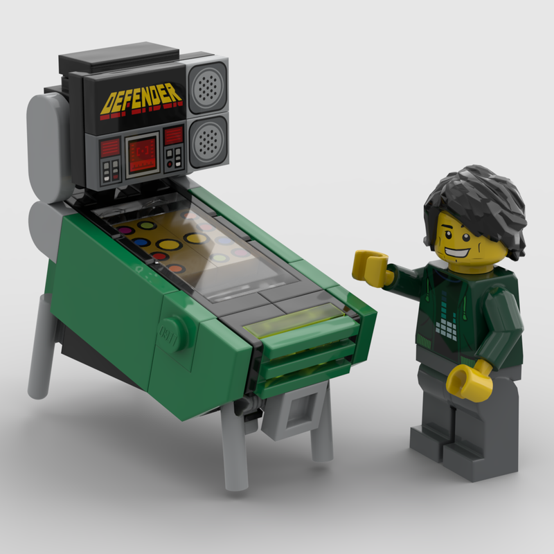 LEGO MOC Pinball Machine V3 by Ptchnk | Rebrickable - Build with LEGO