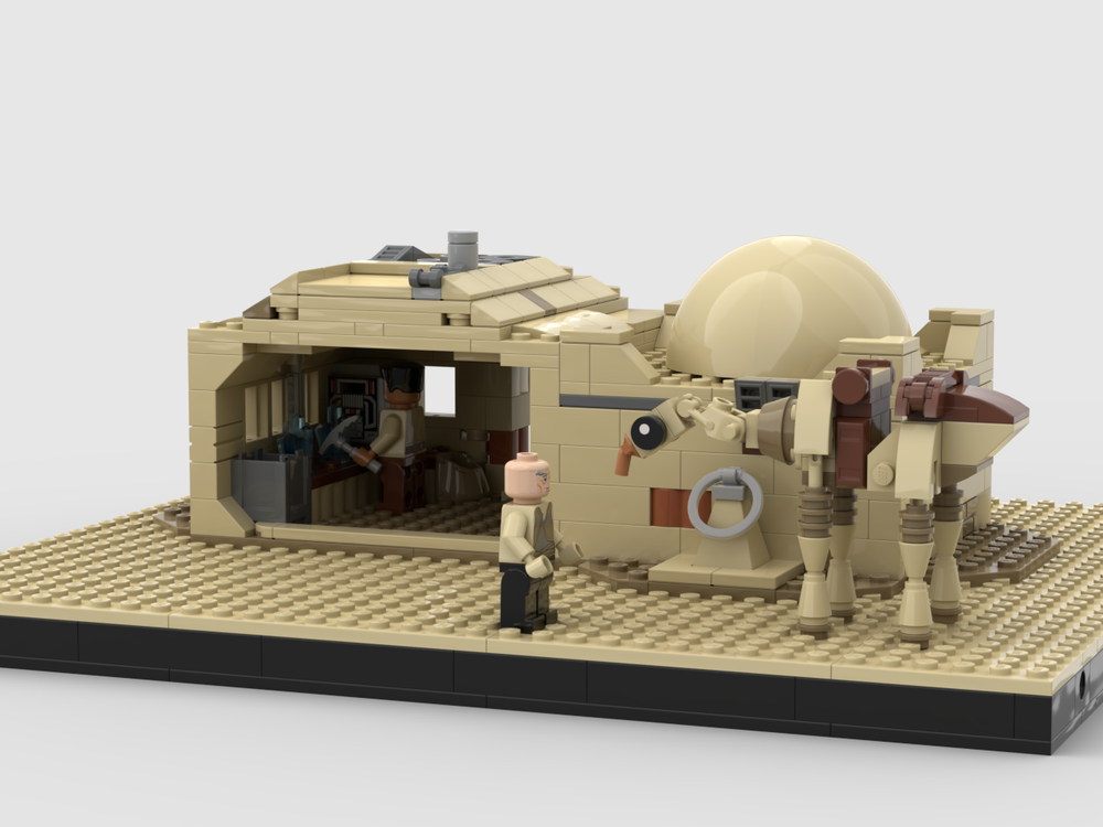 Lego Moc Tatooine Modular Building04 By Paulojorgeramos Rebrickable