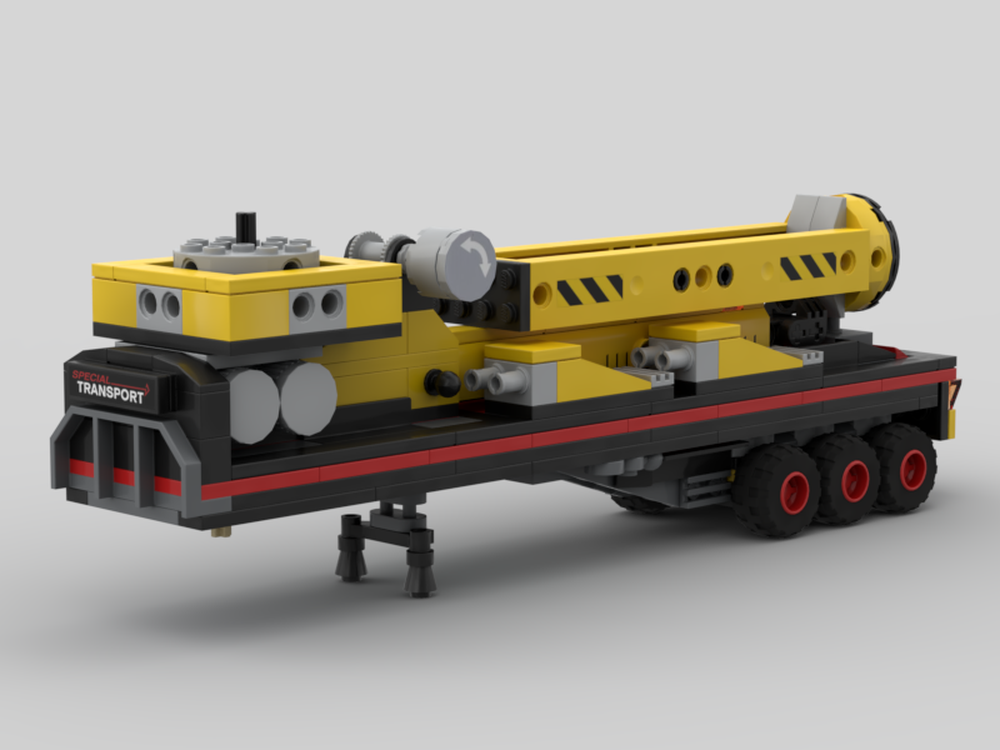 LEGO MOC Special Transport Truck & Flatbed Trailer by HaulingBricks ...