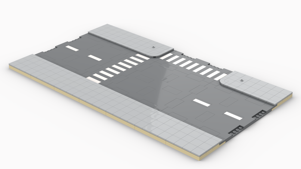 LEGO MOC gehweg mit strasse / sidewalk with street by Otacon86 ...