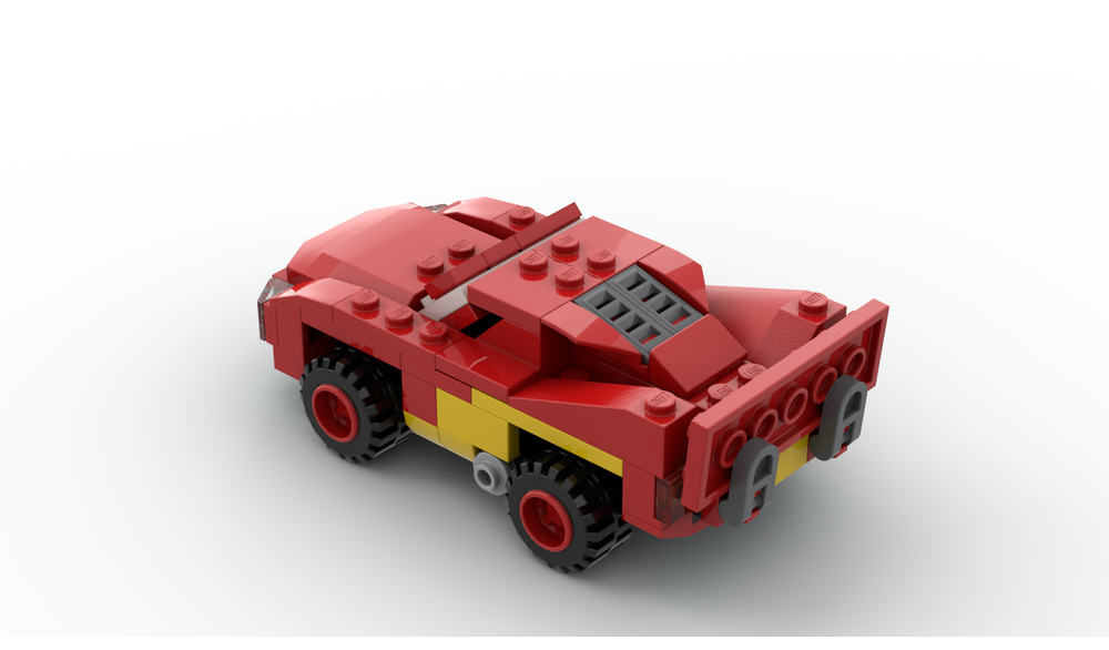 Lego Moc Lightning Mcqueen Cars By Trustybricks Rebrickable Build