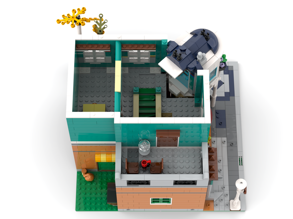 Lego Moc Bookshop Alternative Build By Brickgloria Rebrickable