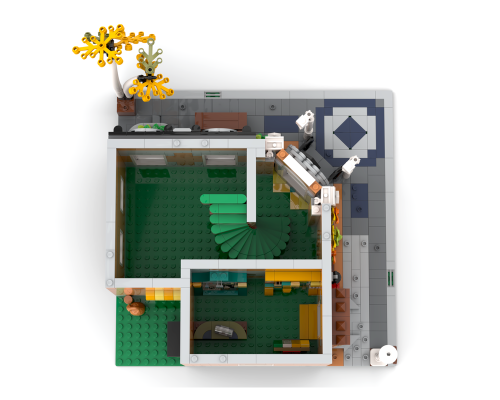 Lego Moc Bookshop Alternative Build By Brickgloria Rebrickable
