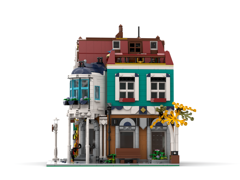 Lego Moc Bookshop Alternative Build By Brickgloria Rebrickable